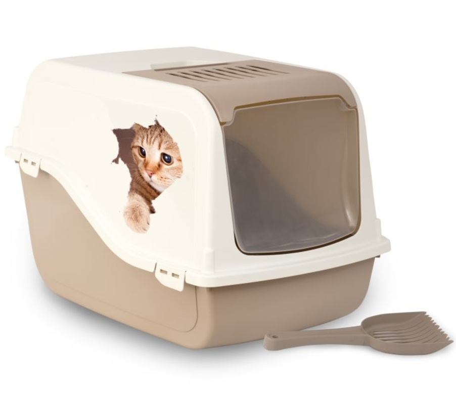 Litter Pan Top Free Ariel Decal Mocaccino – Higgie's Pet