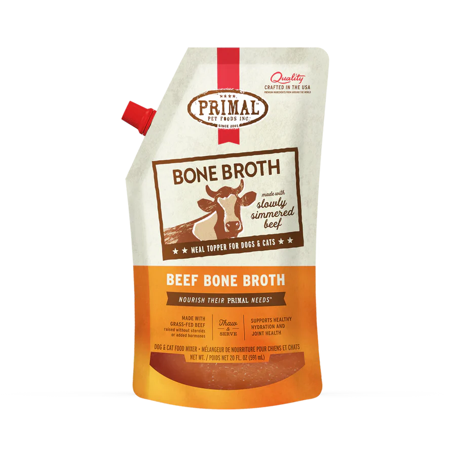 Primal Beef Bone Broth (20oz) – Higgie's Pet