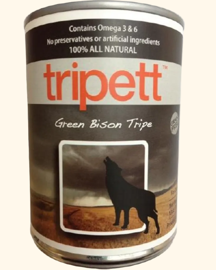 TRIPETT Green Bison Tripe – Higgie's Pet