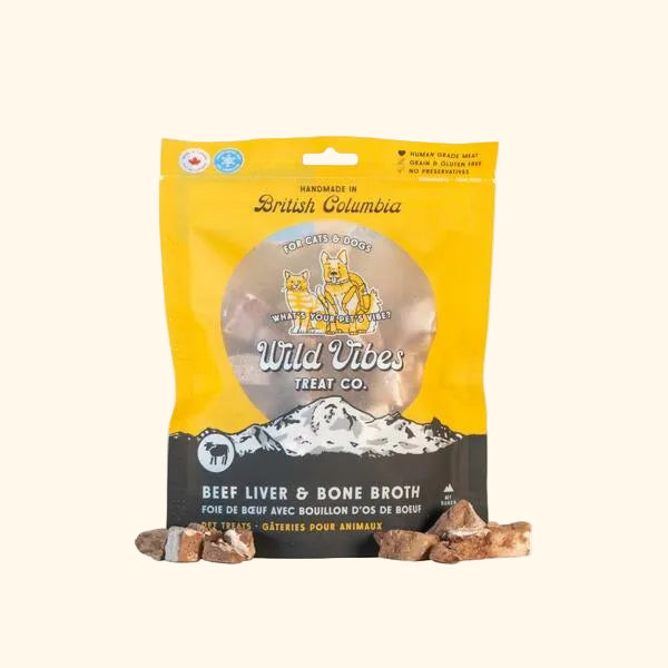 Beef Liver and Bone Broth (80g) – Higgie's Pet